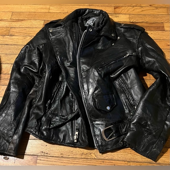 Diamond Plate | Jackets & Coats | Vintage Diamond Plate Buffalo Leather ...